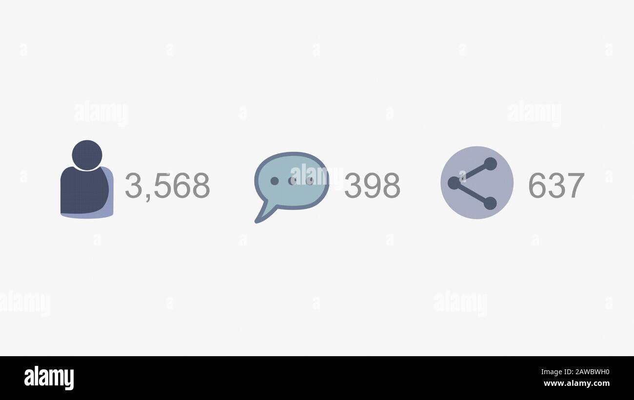 Online Popularity Growth Follower Comment and Share Counters ...