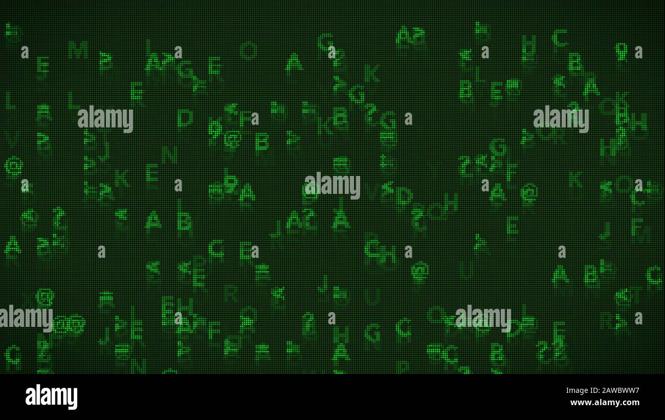 Digital Coding Calculations on a Low Resolution Retro Monochrome VGA ...