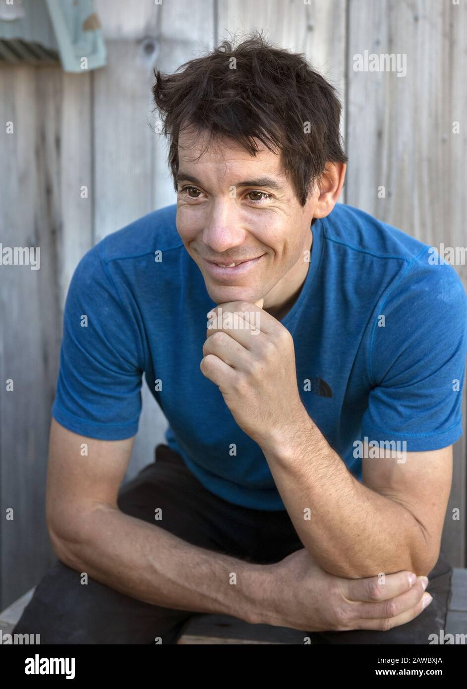 Portrait of Alex Honnold, the strongest free solo climbers Stock Photo ...