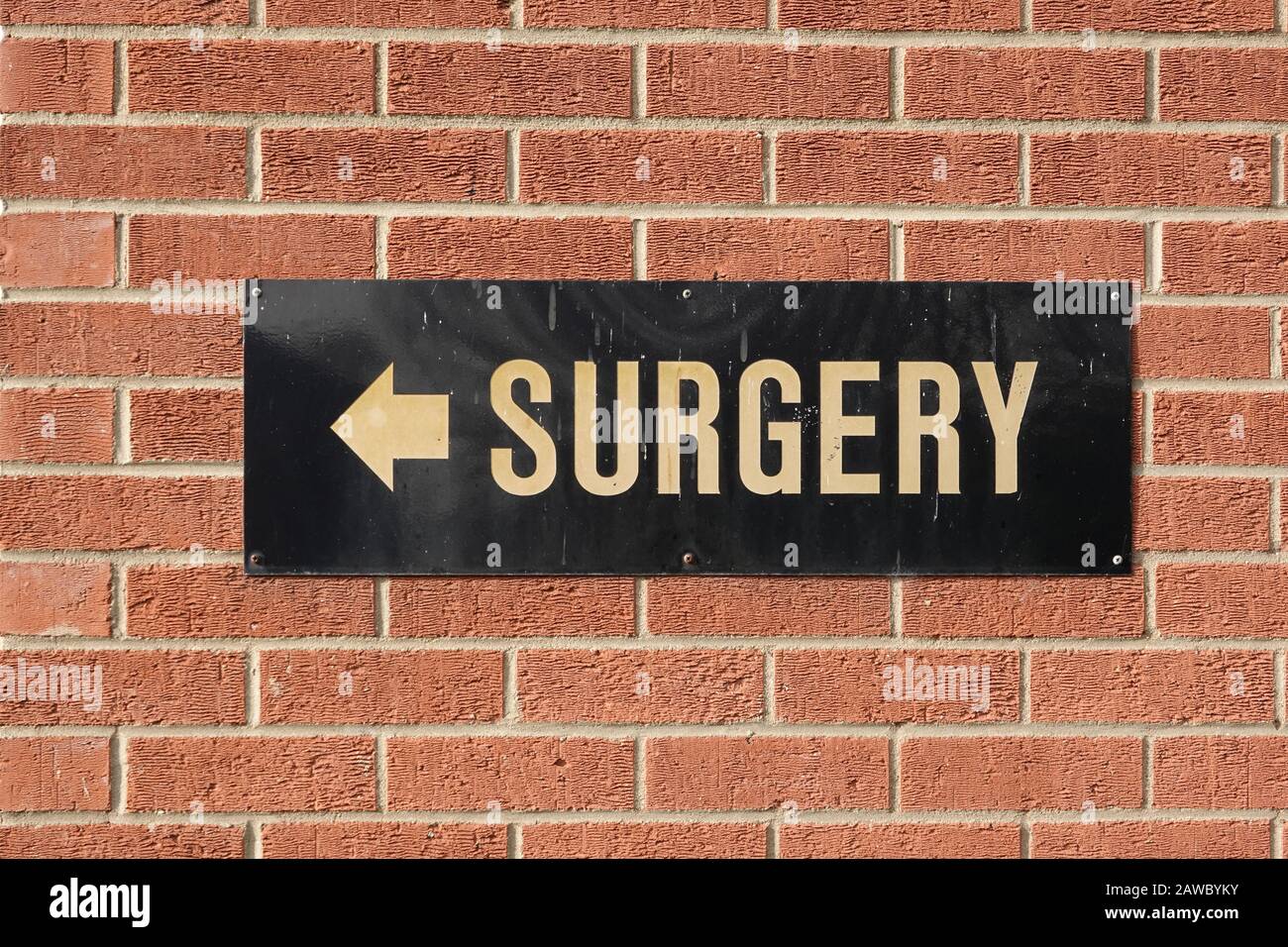 Doctors surgery sign hi-res stock photography and images - Alamy
