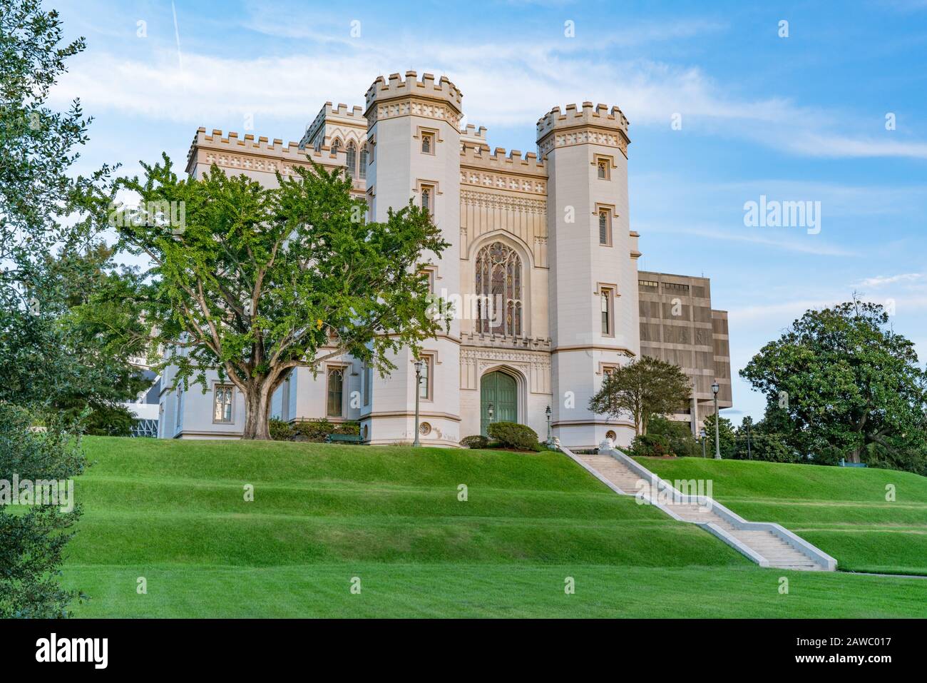 Old Louisiana State Capitol Building in Baton Rouge Stock Photo - Alamy