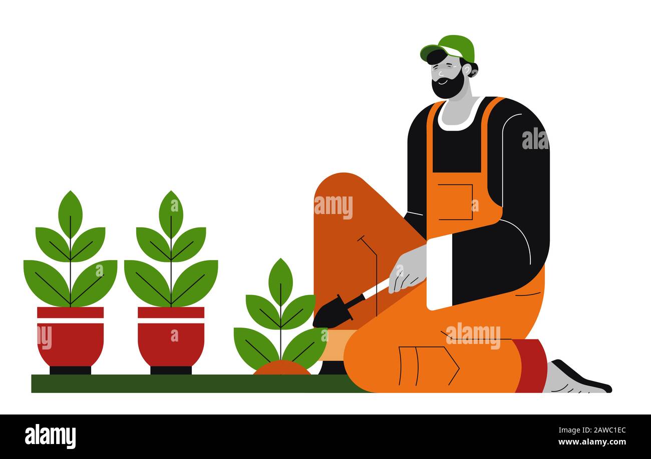 Cultivation pots Stock Vector Images - Alamy