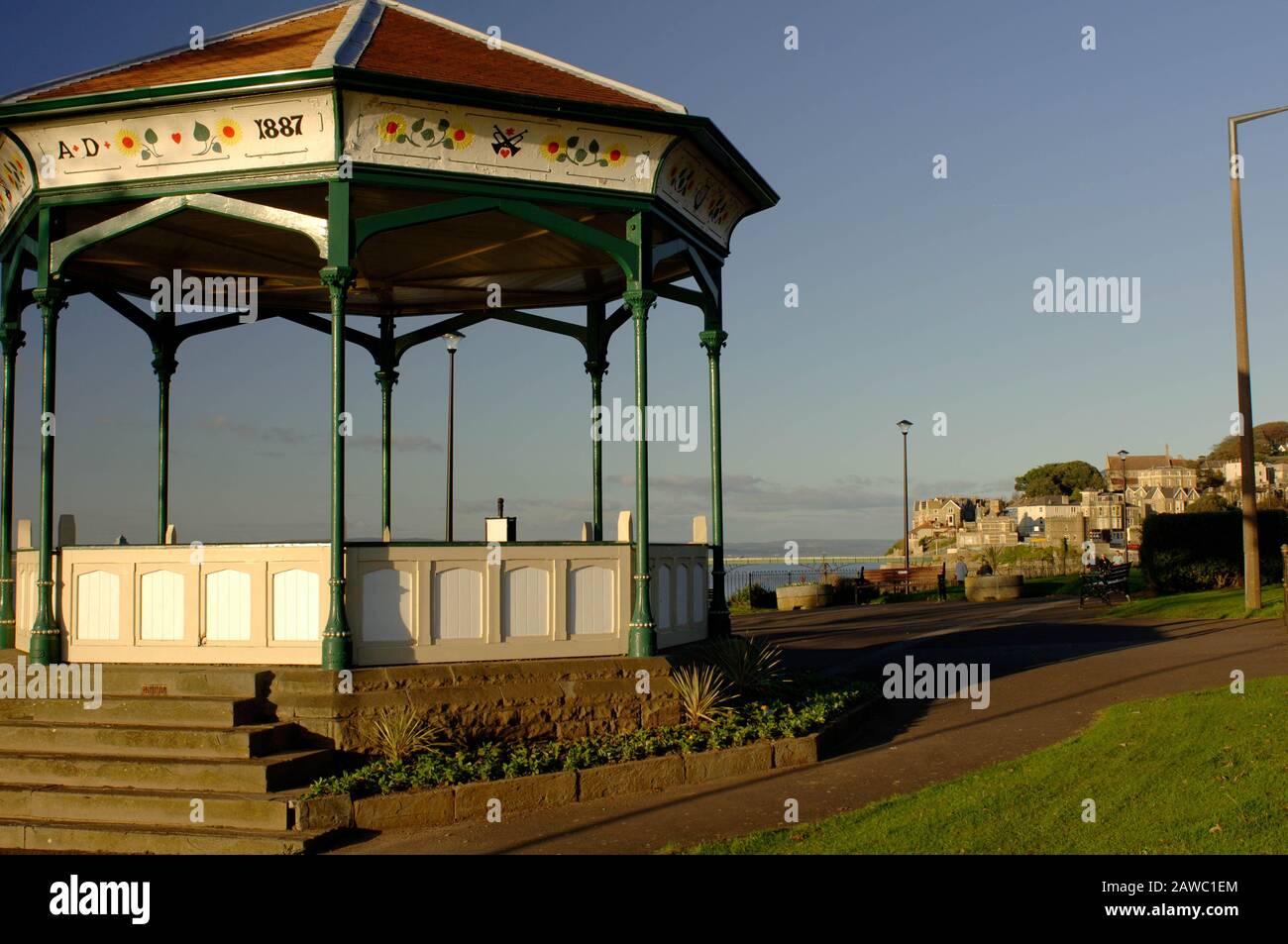 The Band Stand, Clevedon, Somerset Stock Photo - Alamy