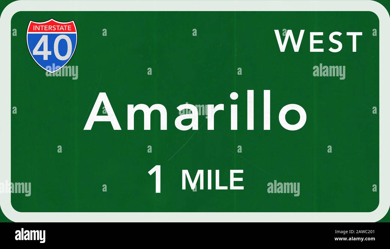 Is this the way to amarillo hi-res stock photography and images - Alamy