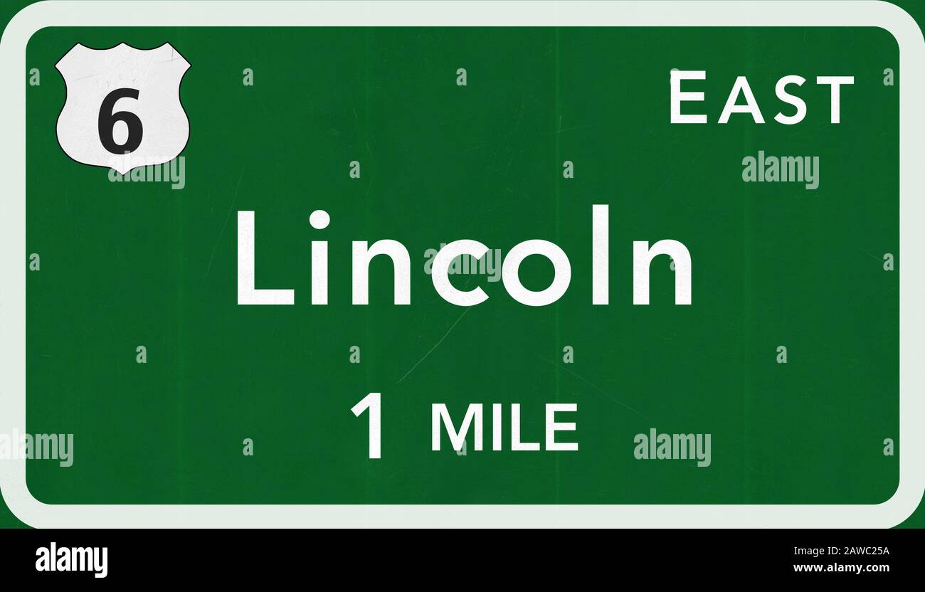 City of lincoln sign board hi-res stock photography and images - Alamy