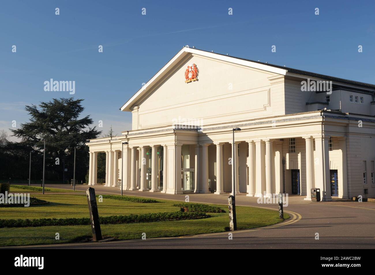 De Montfort Hall, Leicester Stock Photo - Alamy