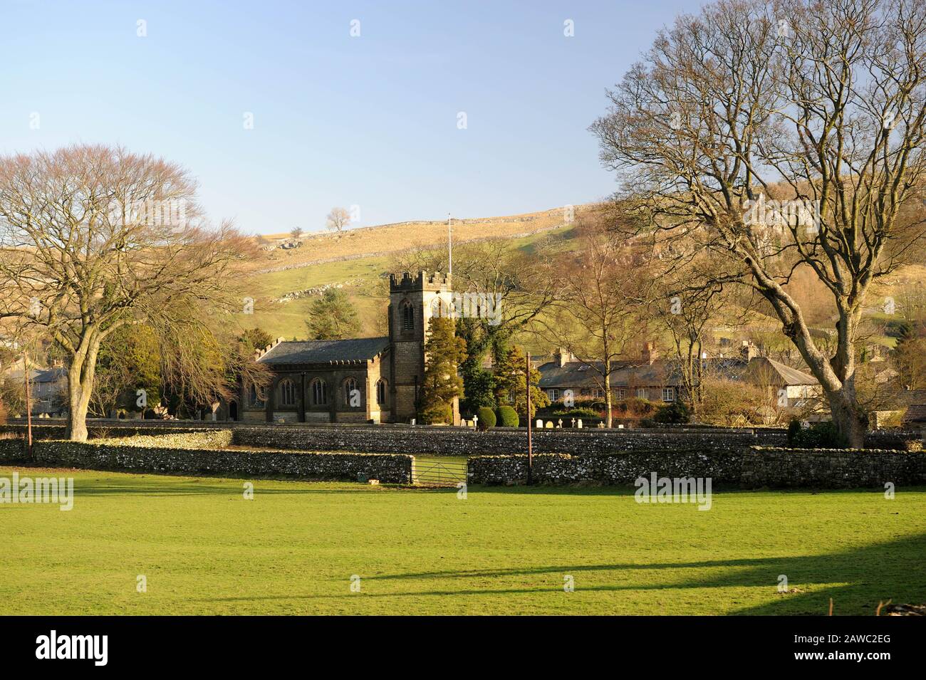 St Peter's Church, Stainforth, North Yorkshire Stock Photo - Alamy