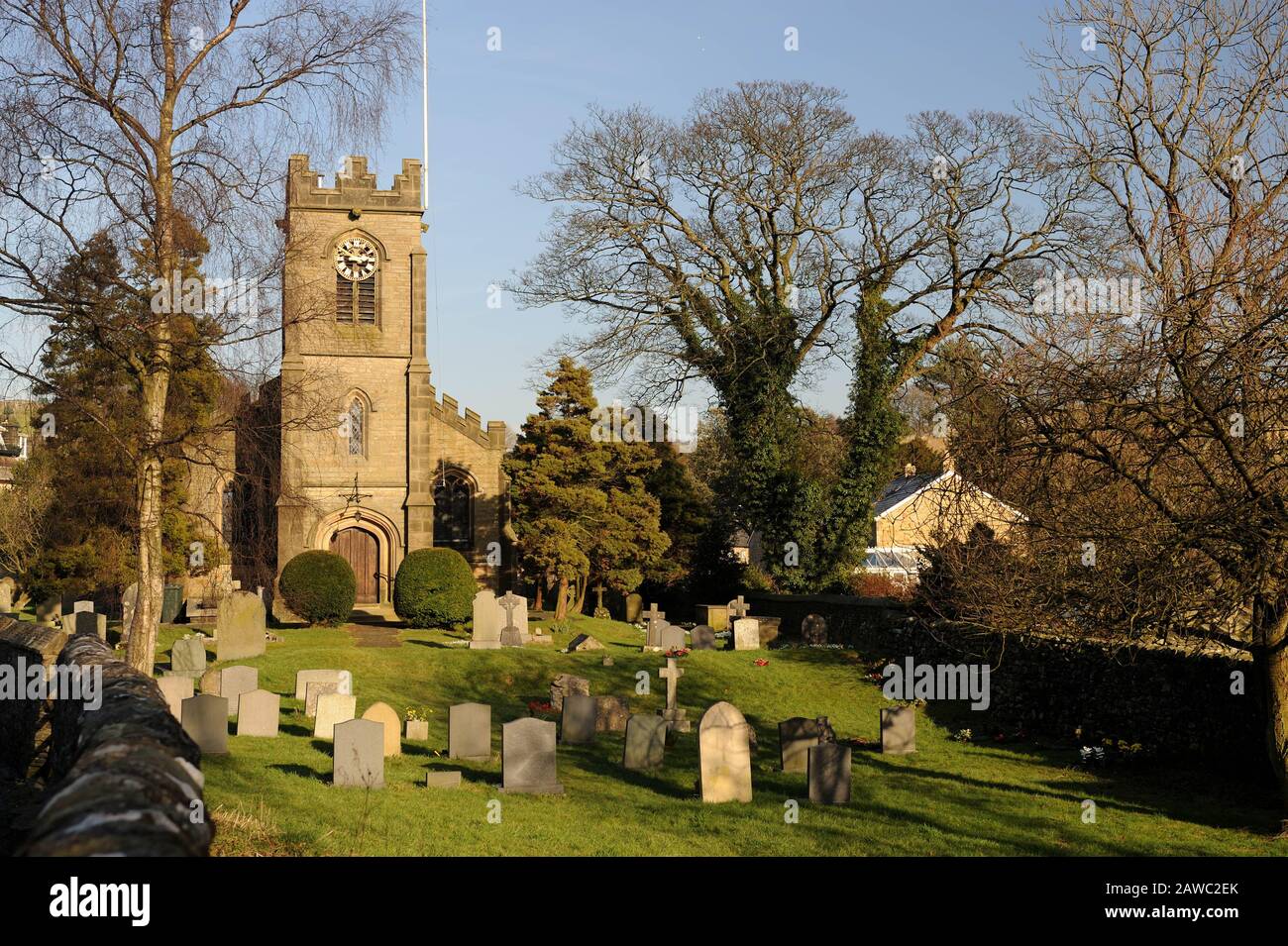 St Peter's Church, Stainforth, North Yorkshire Stock Photo - Alamy