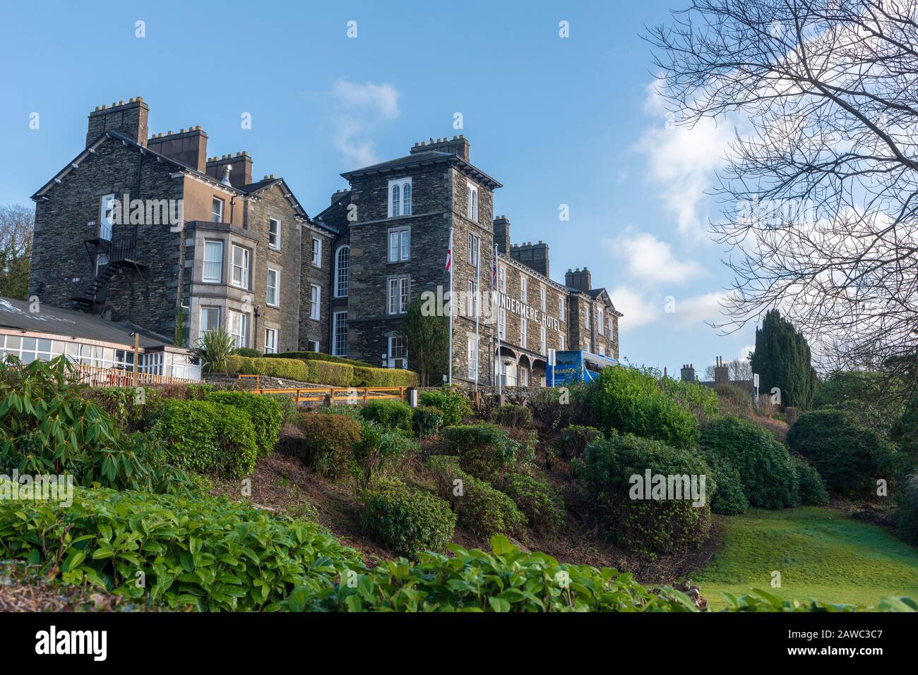 The Windermere Hotel. Lake district Stock Photo - Alamy