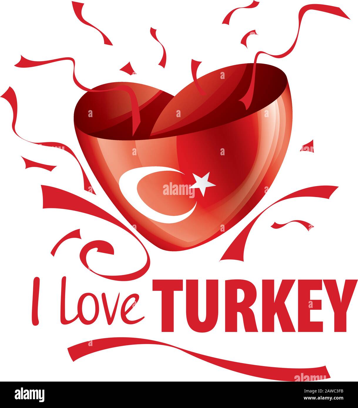 I love you istanbul Stock Vector Images - Alamy