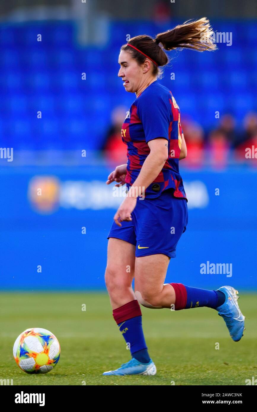 BARCELONA - JAN 18: Mariona plays at the Spanish Women League match ...