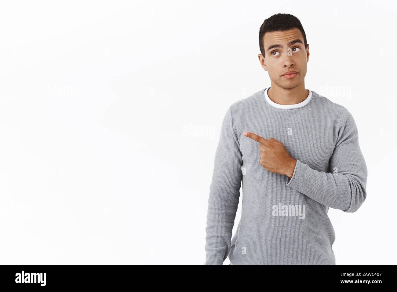 Curious look young male Cut Out Stock Images & Pictures - Alamy