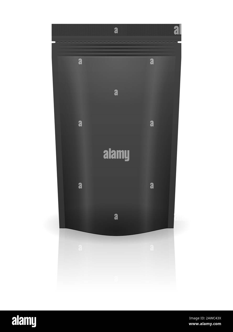 Sachet on a white background. Vector illustration Stock Photo - Alamy