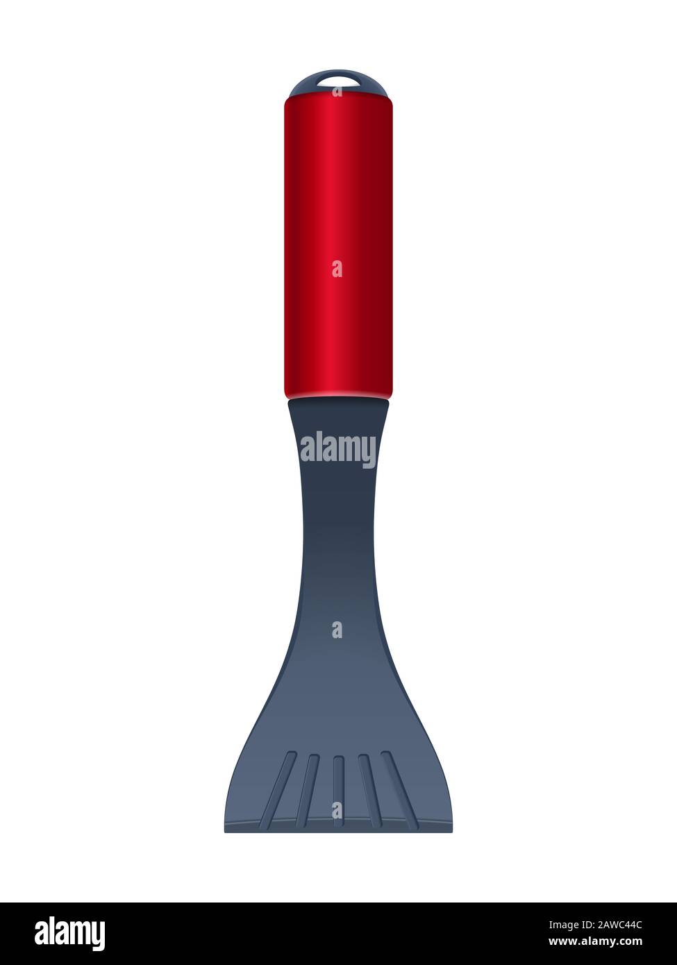 Ice scraper on a white background. Vector illustration Stock Photo - Alamy