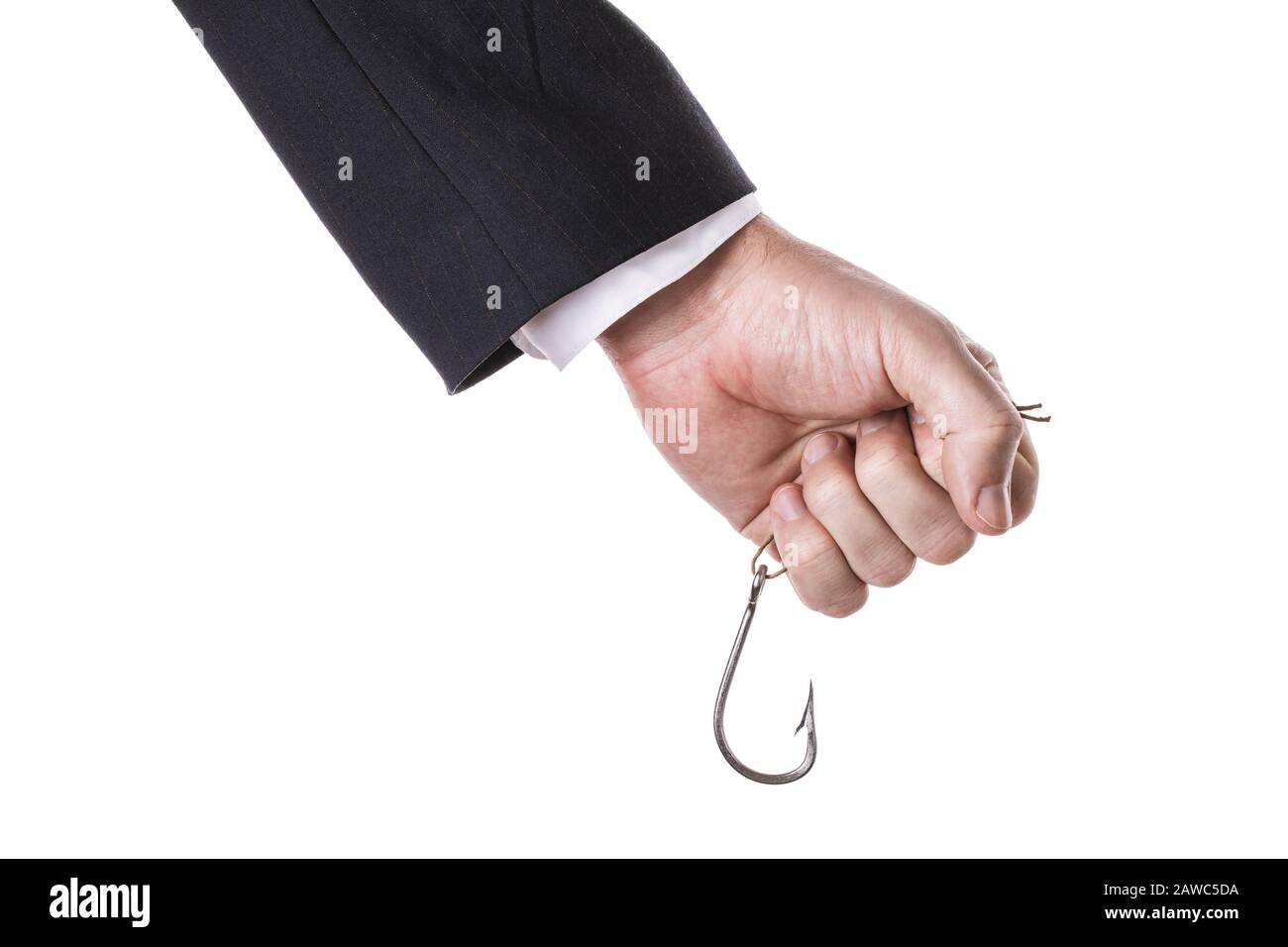 Man hanging by one arm hi-res stock photography and images - Alamy