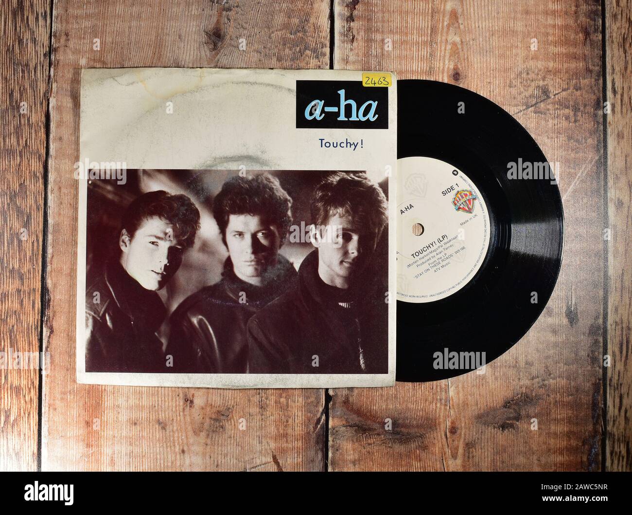 A Ha Touchy 7 Inch Single Stock Photo Alamy