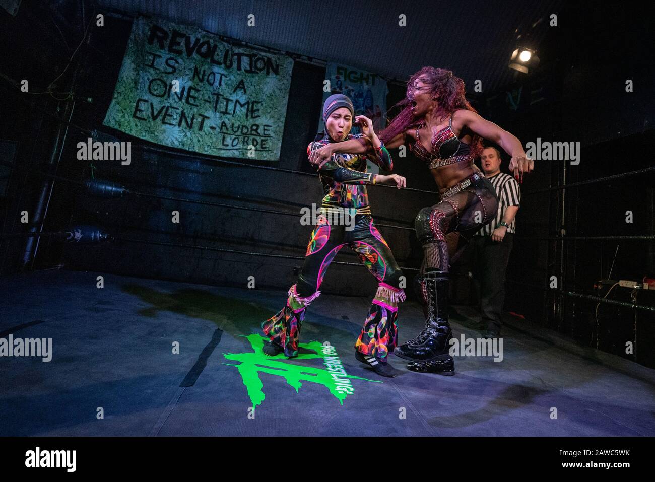 Nor "Phoenix" Diana, 20, female wrestling champion from Malaysia and ...