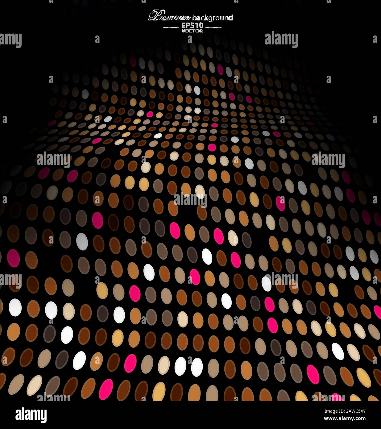 Abstract art background with colorful halftone template Stock Vector ...