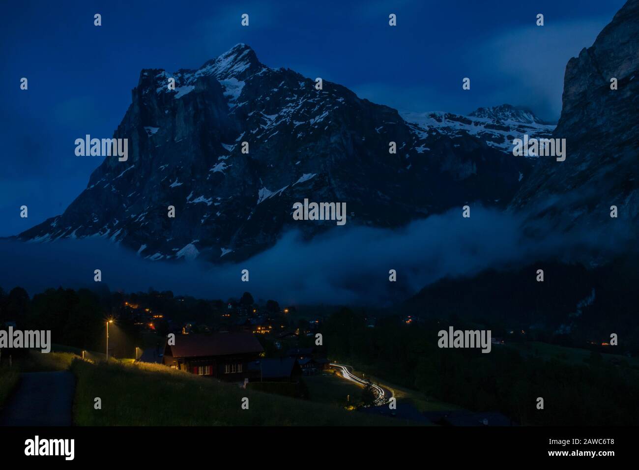Interlaken switzerland night hi-res stock photography and images - Alamy