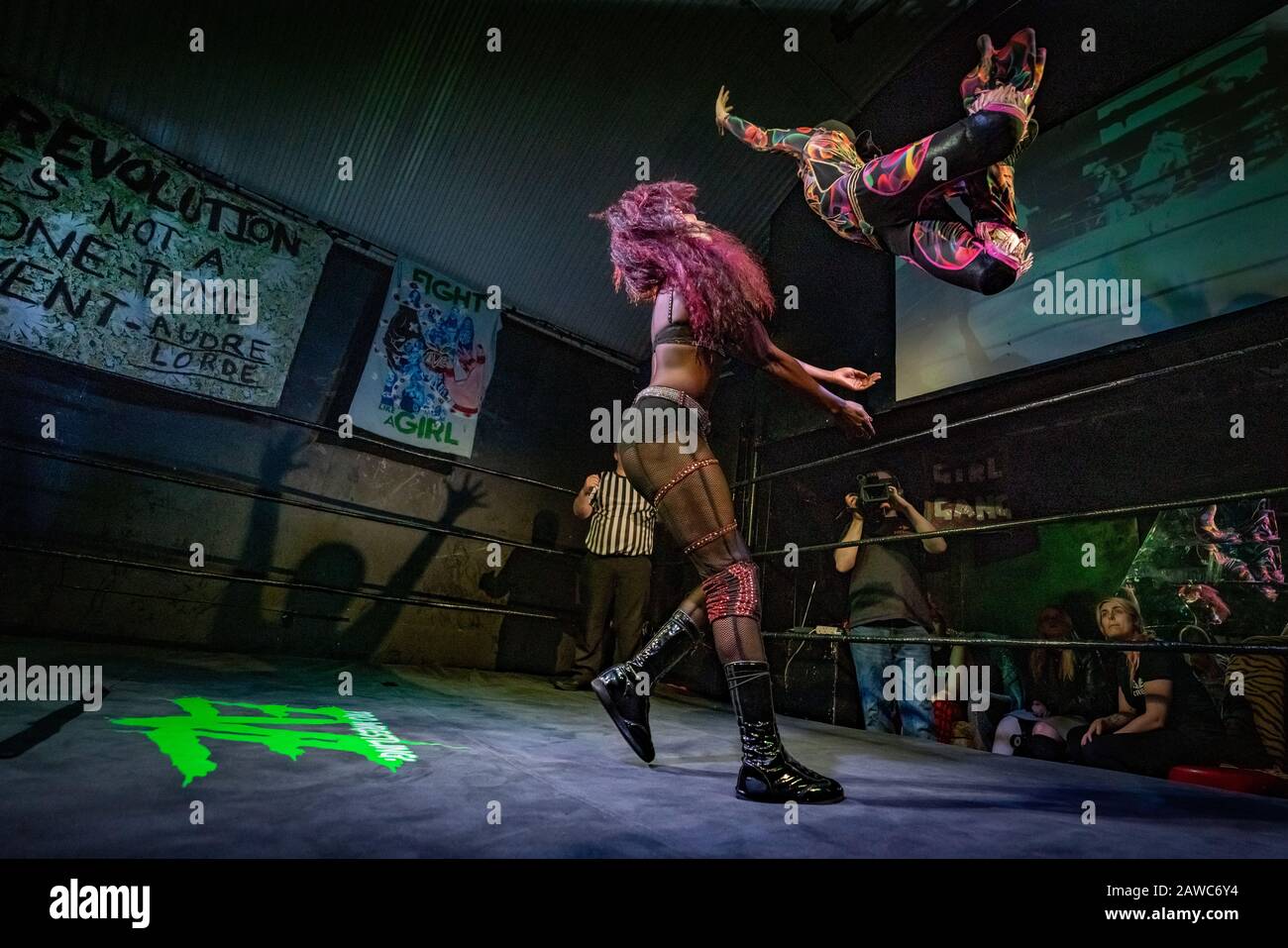 Nor "Phoenix" Diana, 20, female wrestling champion from Malaysia and ...