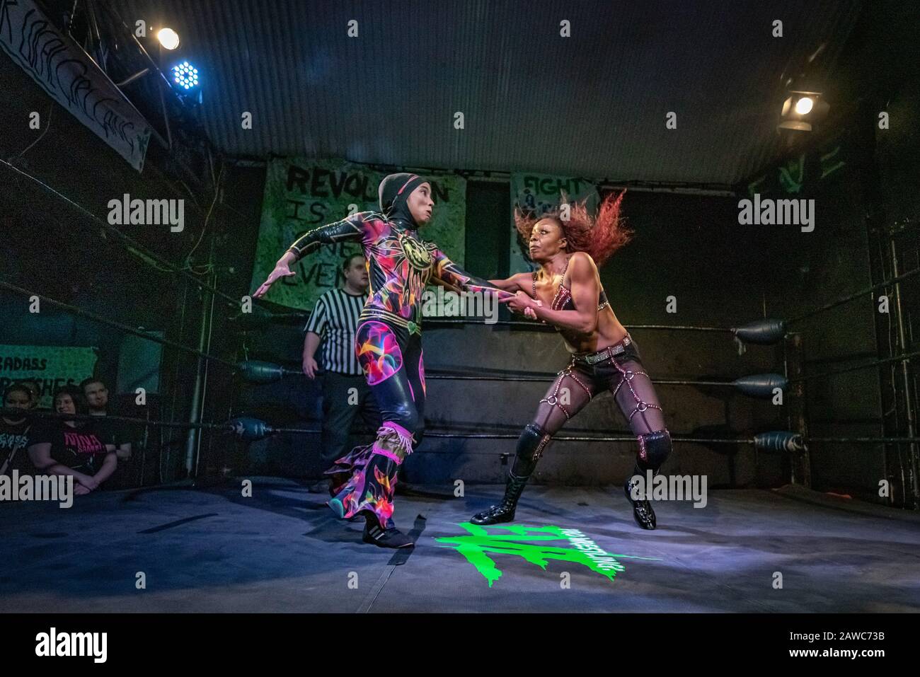 Wrestler mercedez blaze hi-res stock photography and images - Alamy