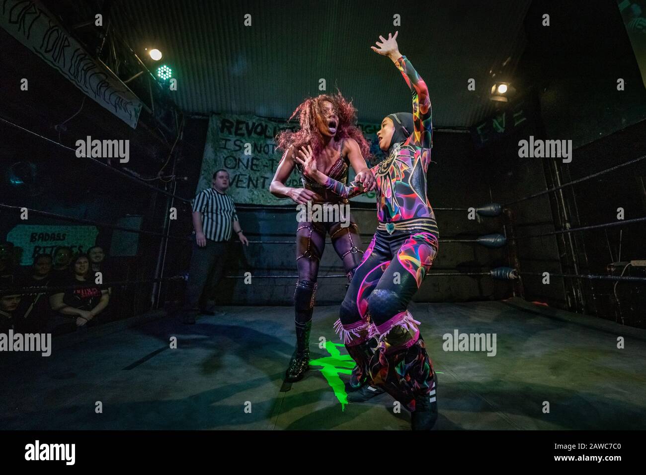 Nor "Phoenix" Diana, 20, female wrestling champion from Malaysia and ...