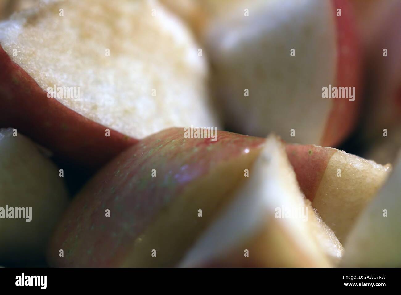 Apples Macro Shot 3 Stock Photo - Alamy
