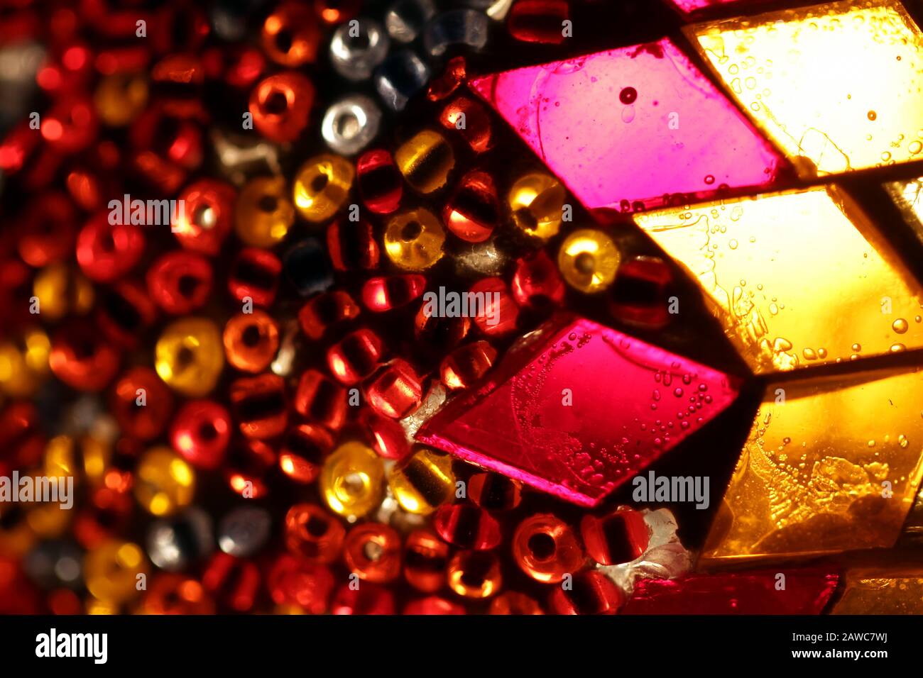 Colorful Glass Middle Eastern Lantern Closeup 2 Stock Photo - Alamy