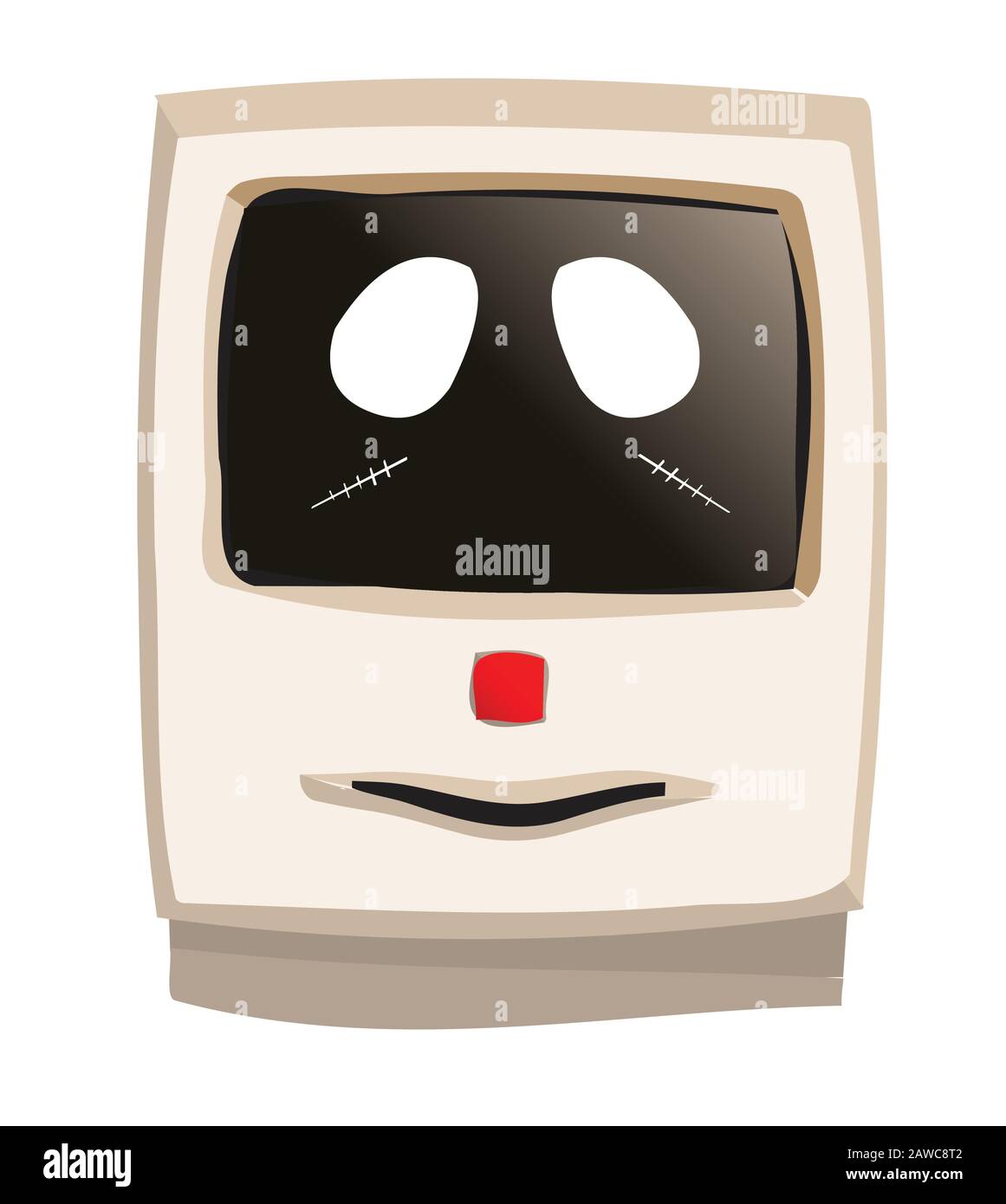 Scary face computer hi-res stock photography and images - Alamy