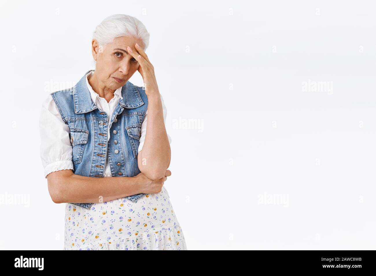 Mature woman embarrassed hi-res stock photography and images - Alamy