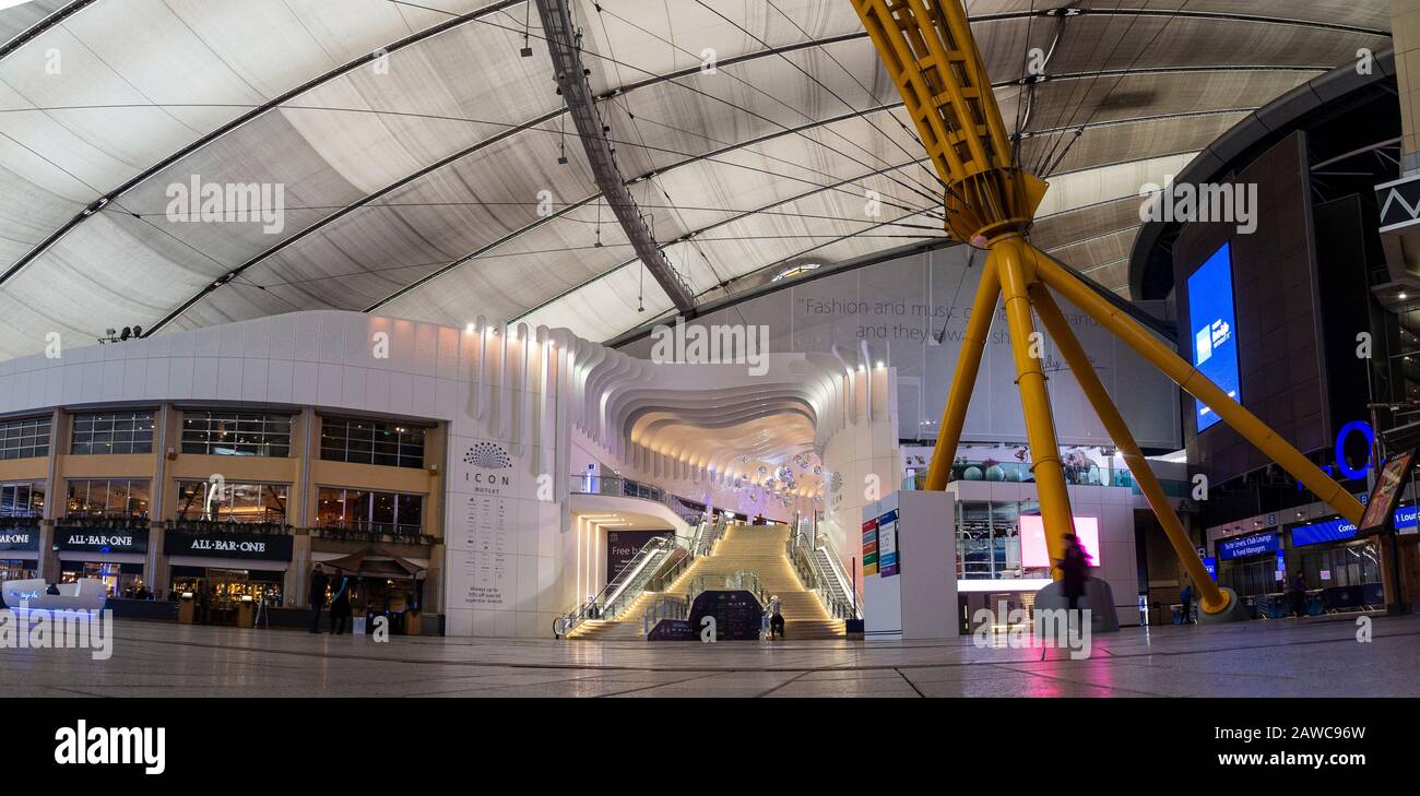 The interior of the O2 Millennium Dome in North Greenwich London Stock ...