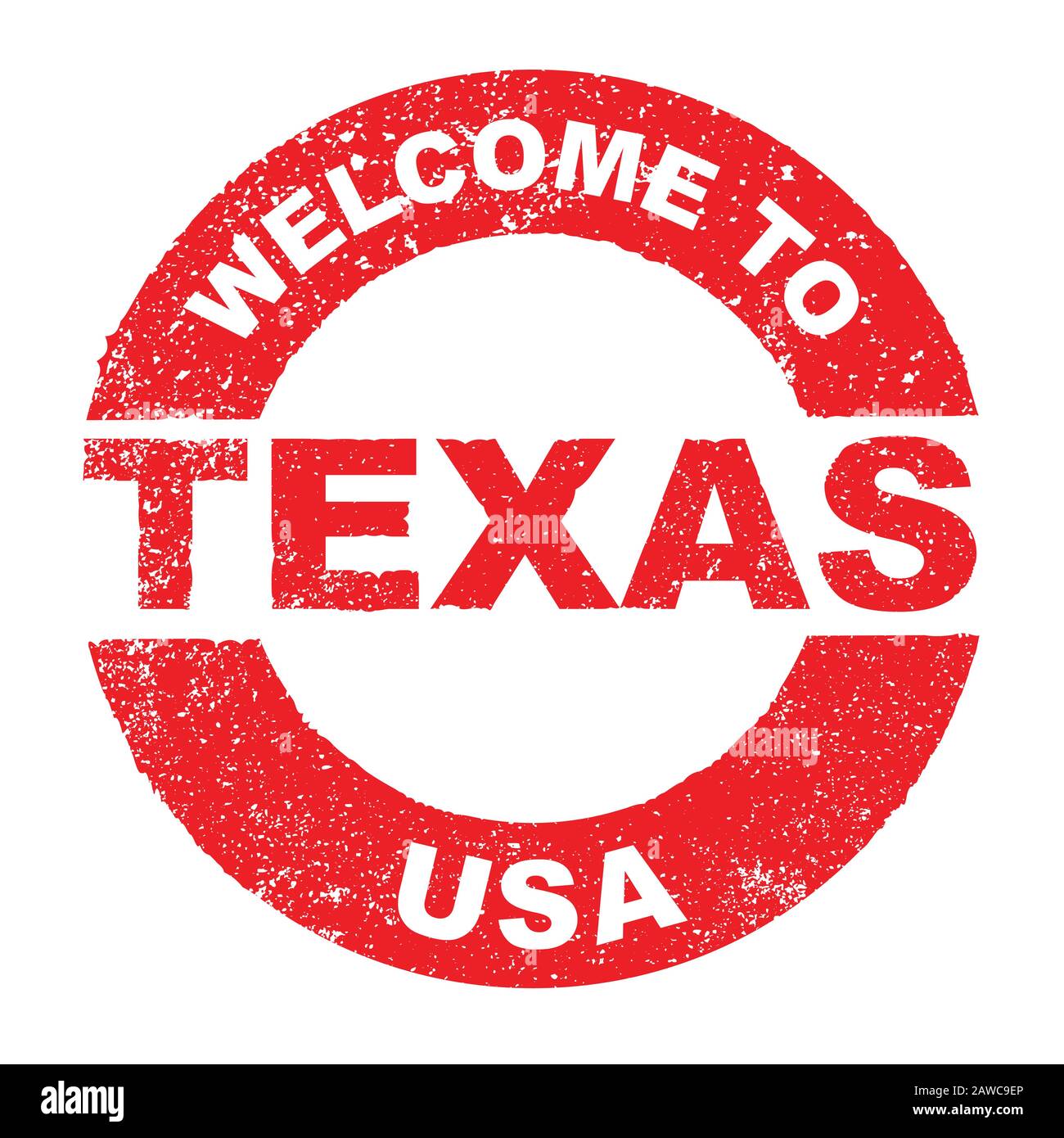 Welcome to texas sign usa Stock Vector Images - Alamy