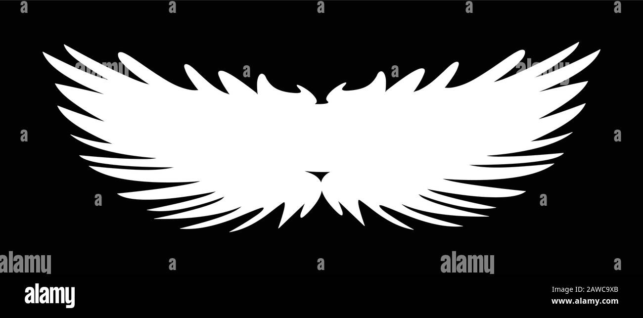 Angel in black and white Stock Vector Images - Alamy
