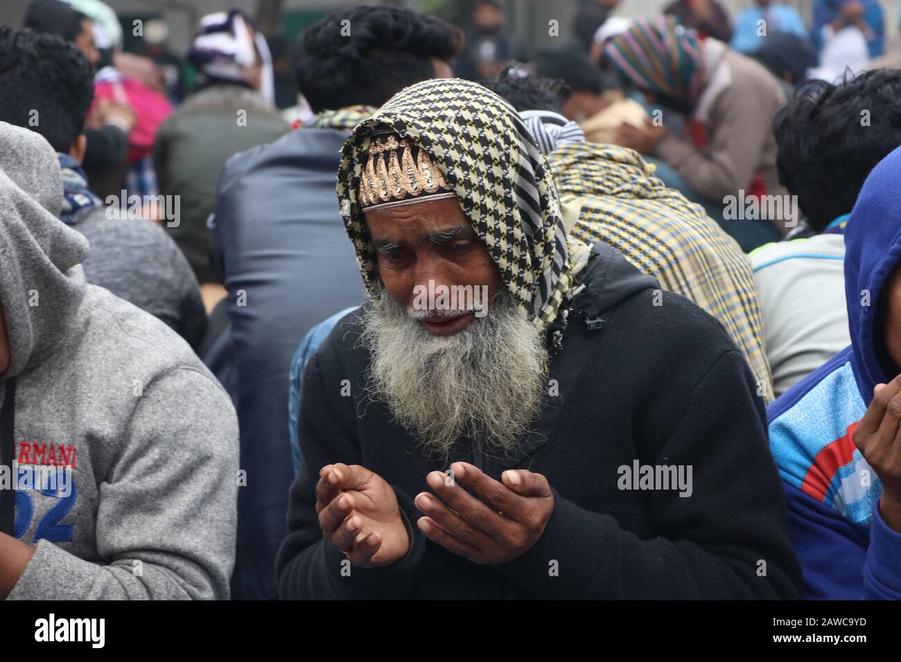 Jan. 12, 2020 - Gazipur, Bangladesh - Muslim devotees gathered in ...