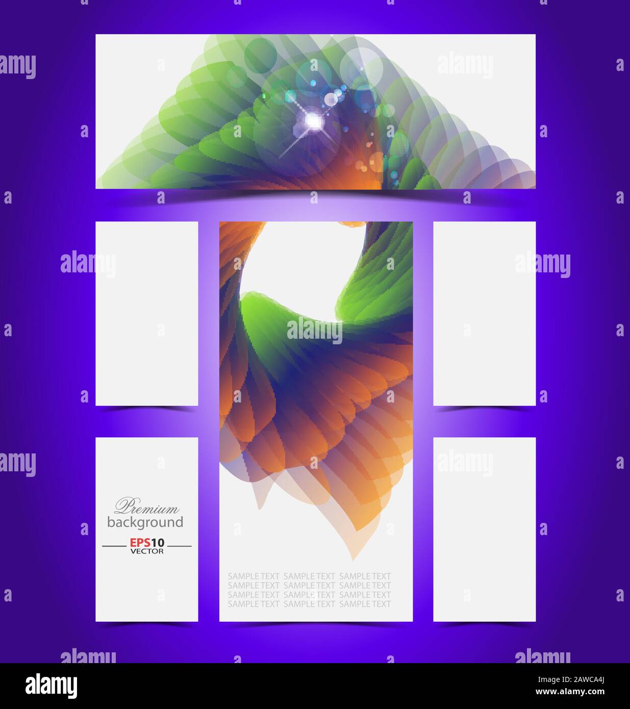 Colorful art template background Stock Vector Image & Art - Alamy