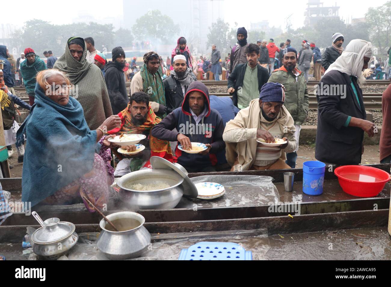 Jan12 2020 - Gazipur,dhaka Bangladesh - The first phase of the Bishwa ...