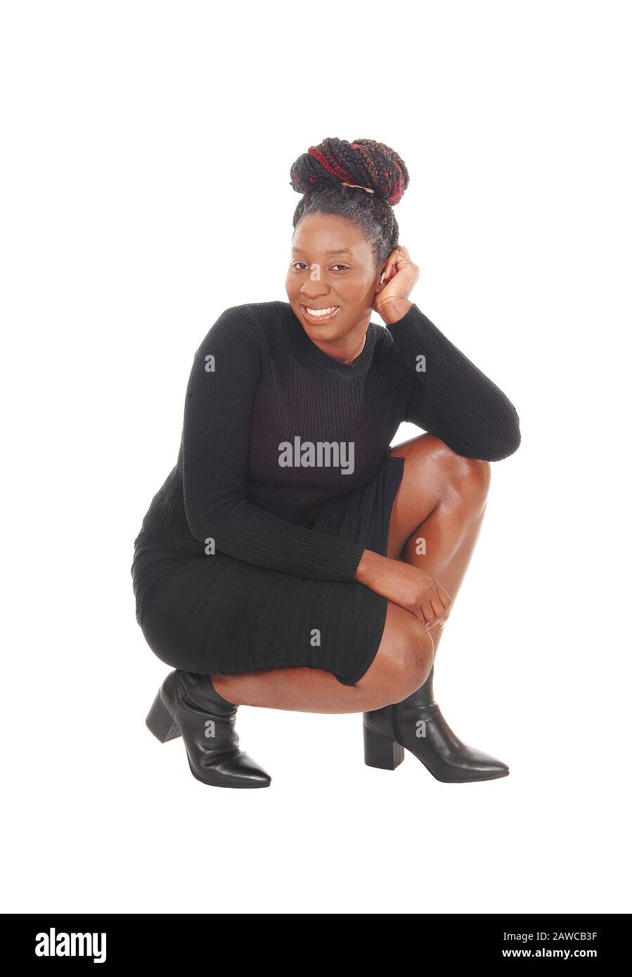 Crouching legs Cut Out Stock Images & Pictures - Alamy