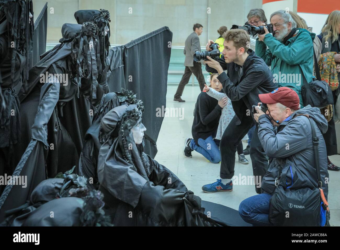British Museum, London, 08th Feb 2020. In protest against the British ...