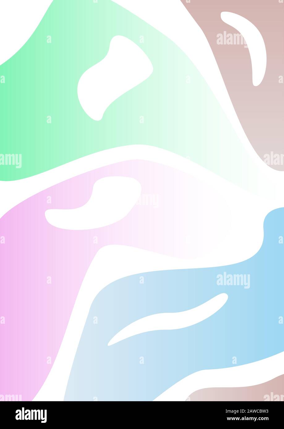 Matte colors, abstract shapes vector image Stock Vector Image & Art - Alamy