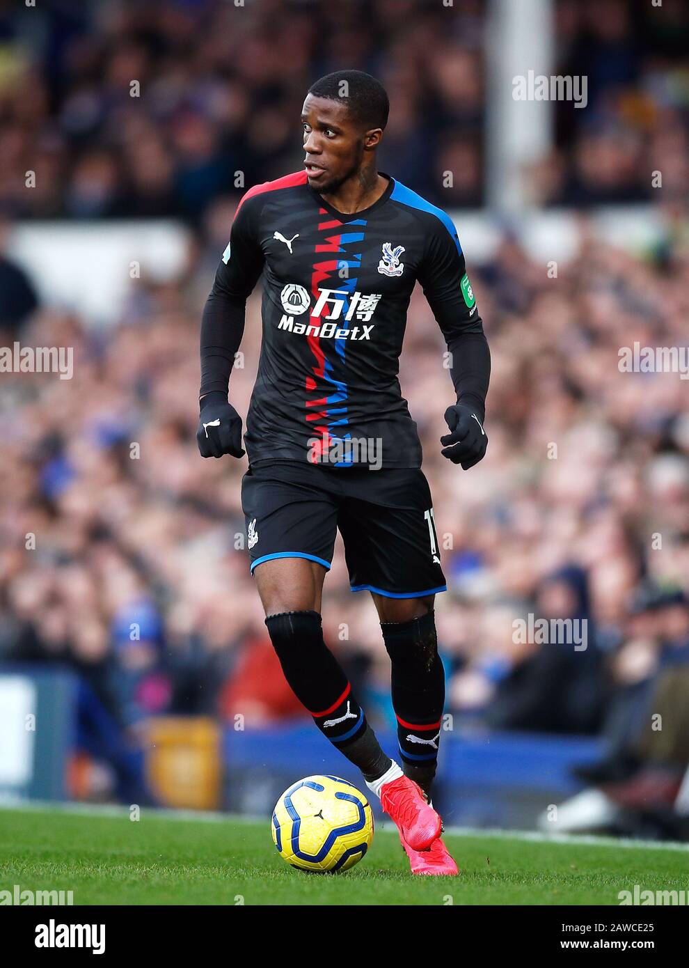 Crystal Palace's Wilfried Zaha during the Premier League match at ...