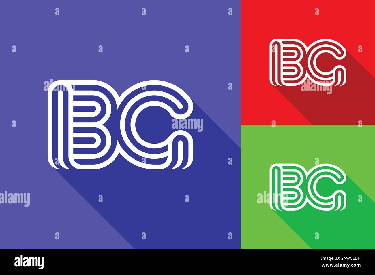 B and G combination Lines Letter Logo. Creative Line Letters Design ...