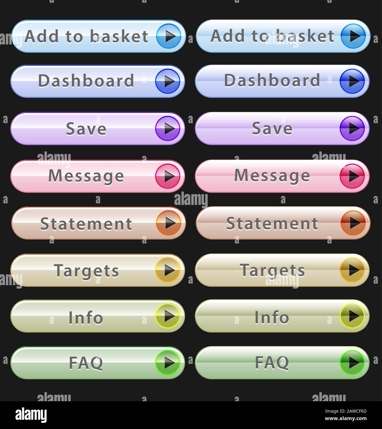 Target buttons hi-res stock photography and images - Alamy