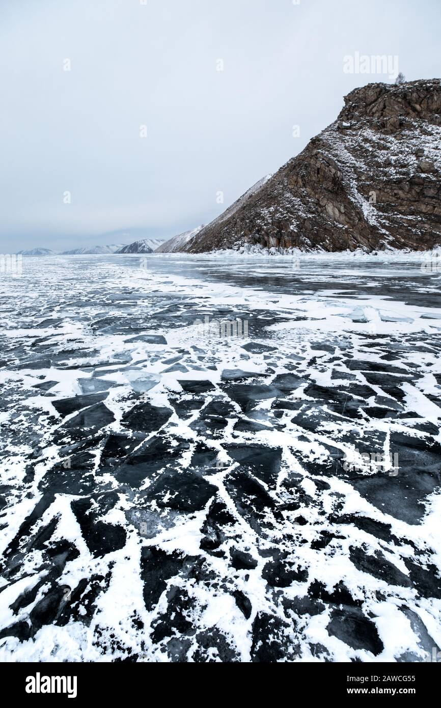 Siberia icy landscape hi-res stock photography and images - Alamy