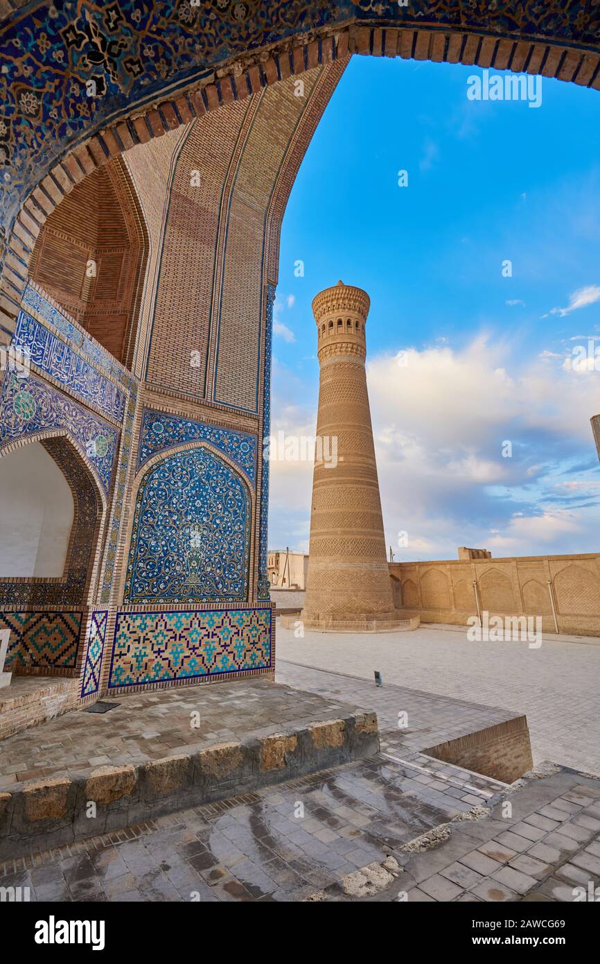 Kalon or Kaylon Minaret, Bukhara, Uzbekistan, Central Asia Stock Photo - Alamy