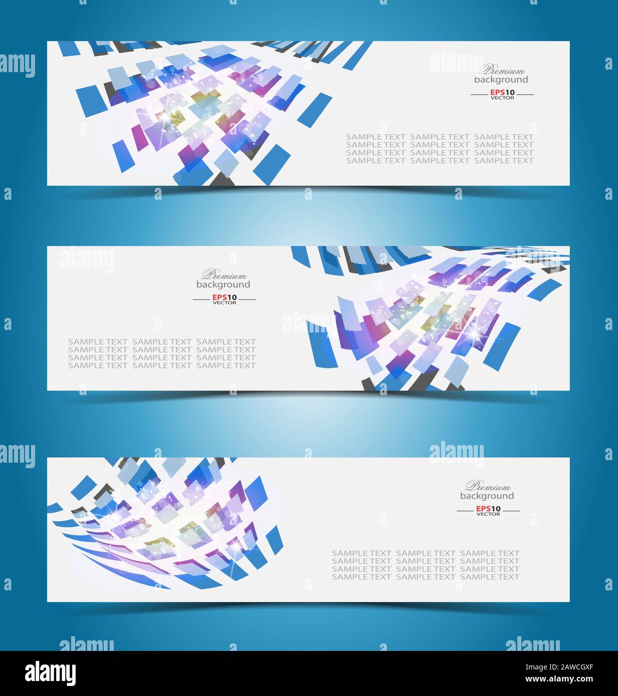 Web banner design collection Stock Vector Images - Alamy