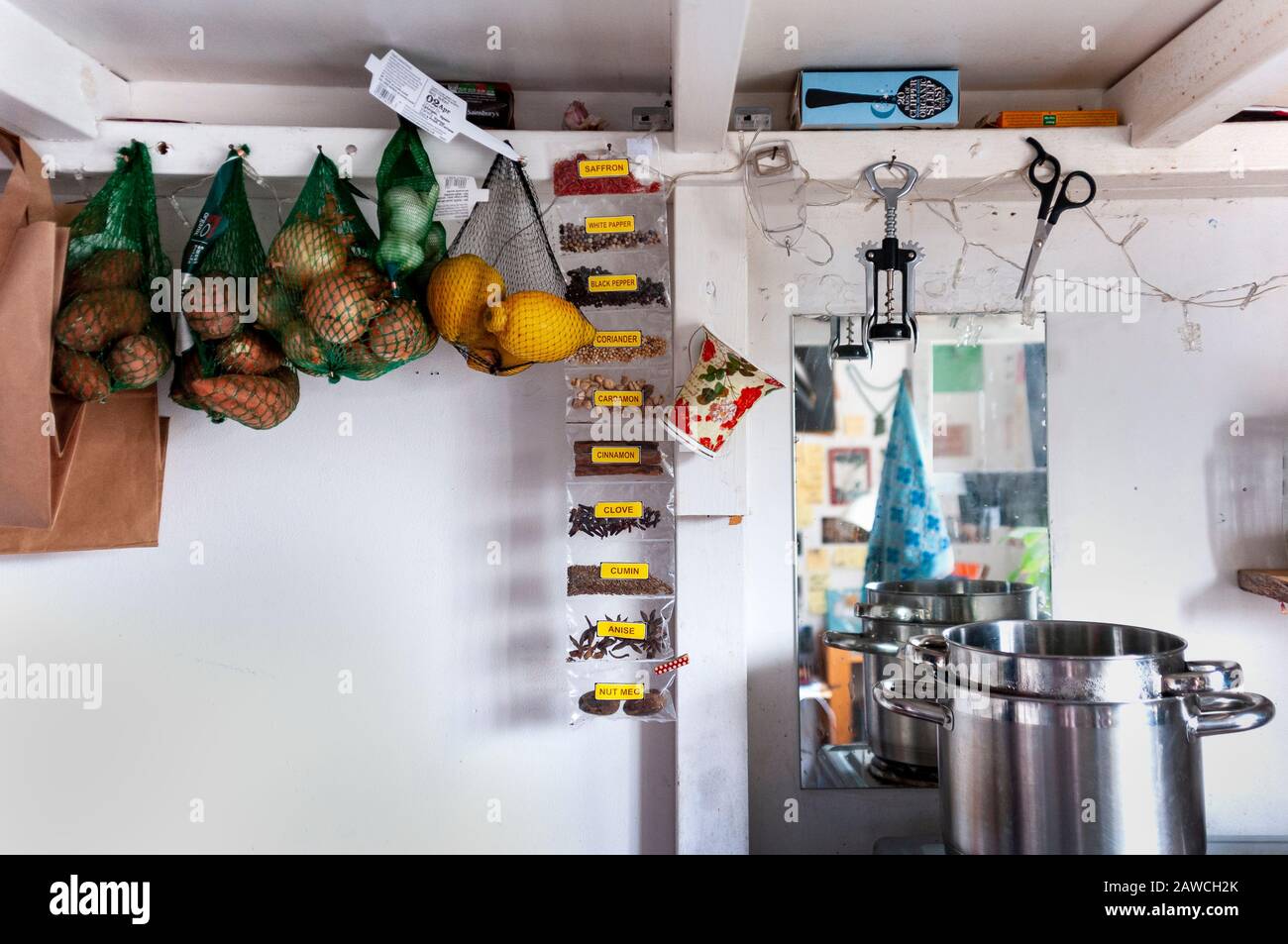 Low-class kitchen in London Stock Photo - Alamy