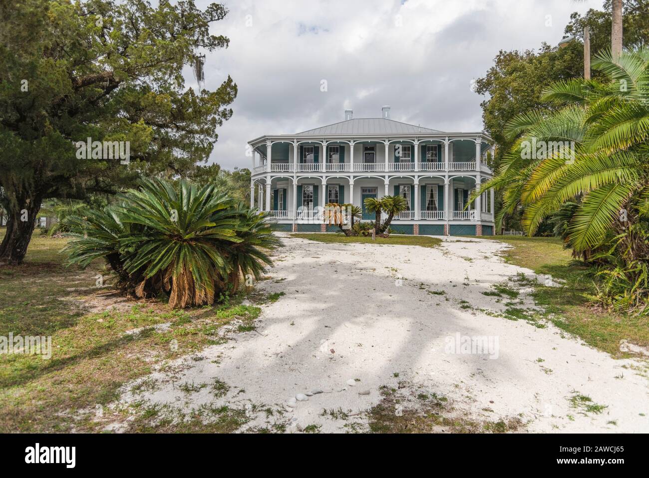 DeBary Hall Historic Site located in Debary, Florida USA Stock Photo ...