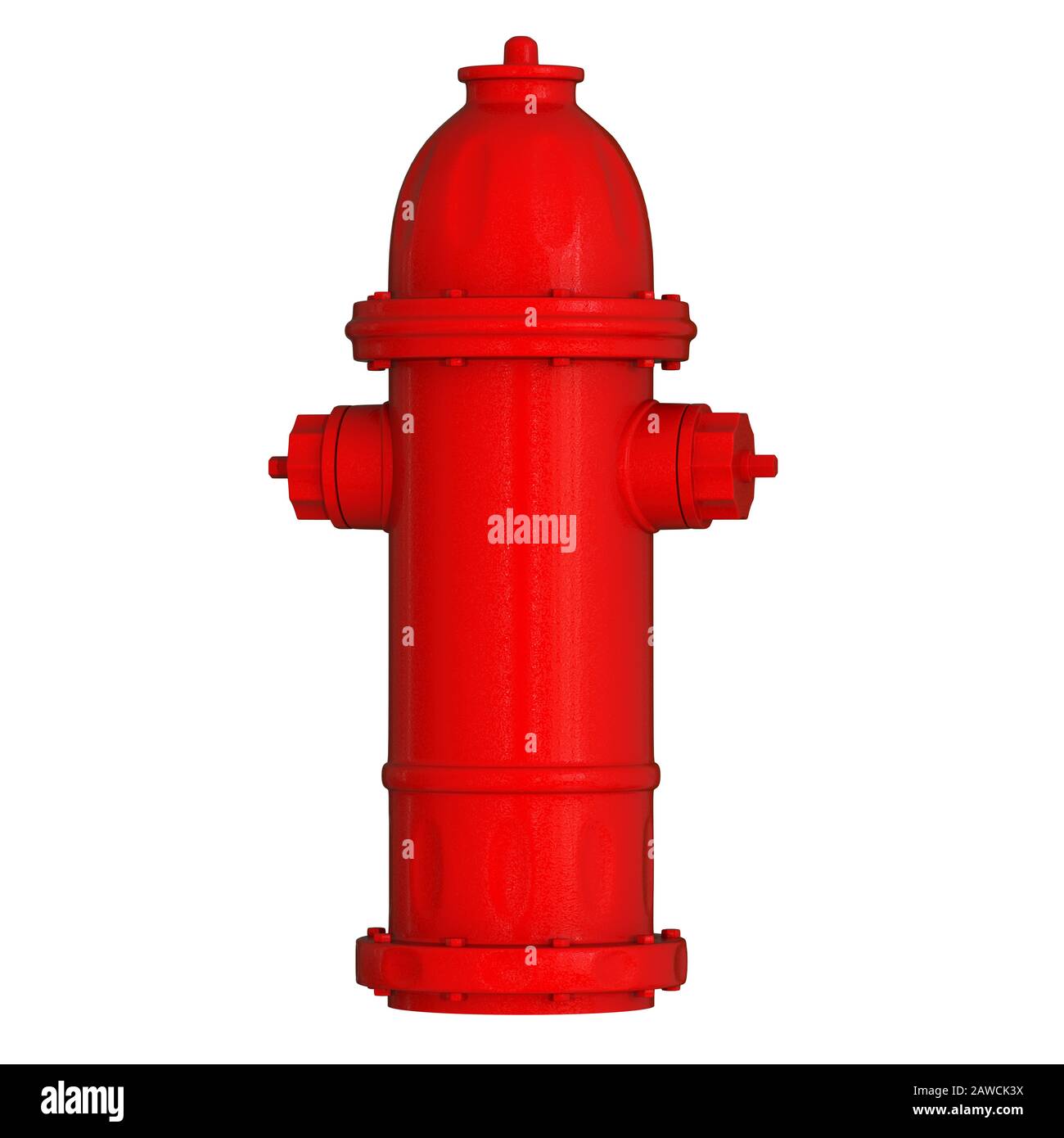 Red and blue fire hydrant Cut Out Stock Images & Pictures - Alamy