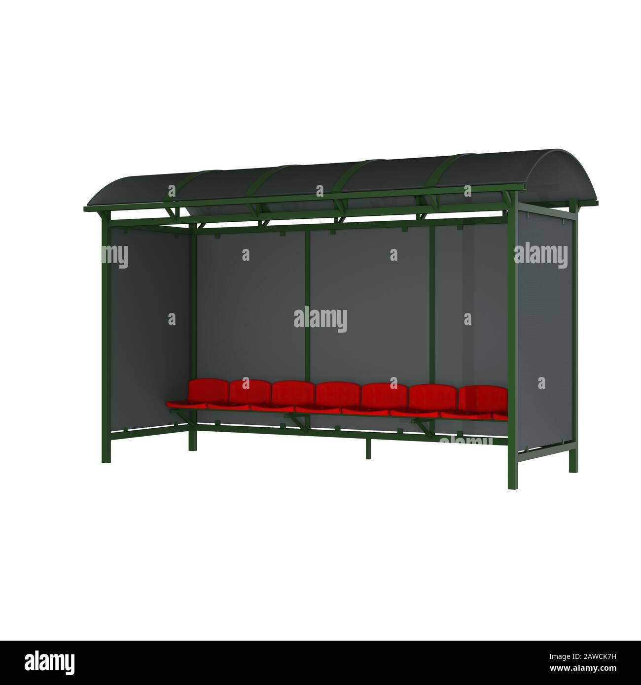 Poster on bus shelter Cut Out Stock Images & Pictures - Alamy