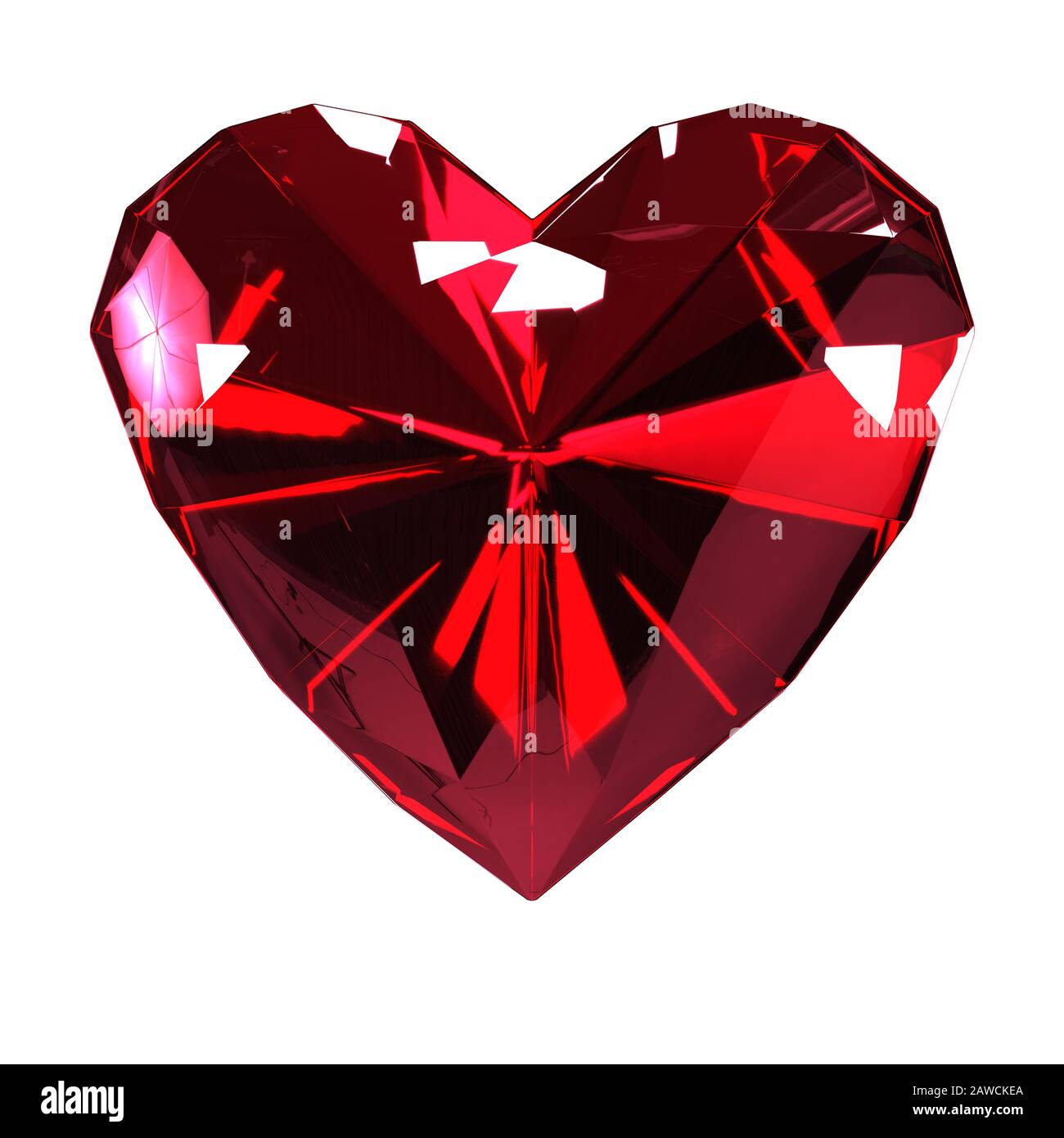 Red Heart Shape High Resolution